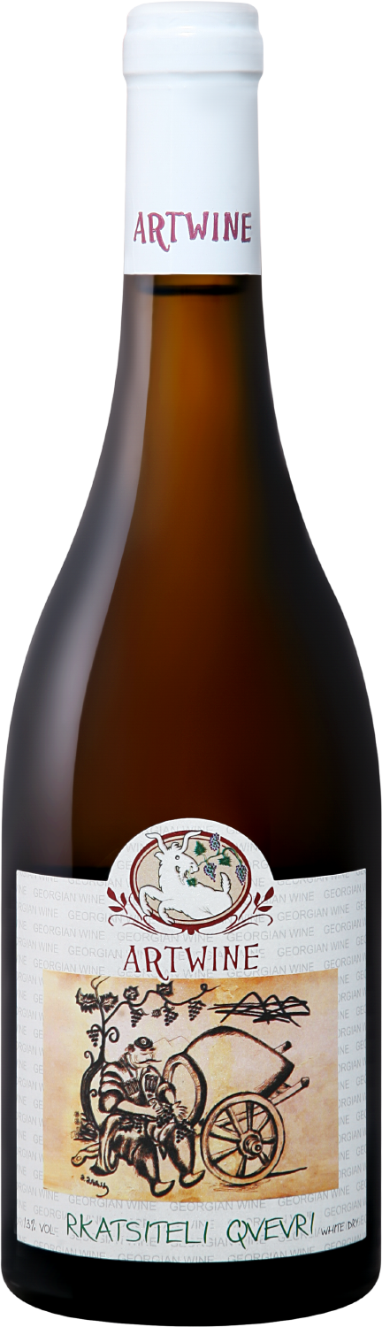 Вино белое сухое Artwine Rkatsiteli Qvevri Askaneli урожая 2020 года 0. ...