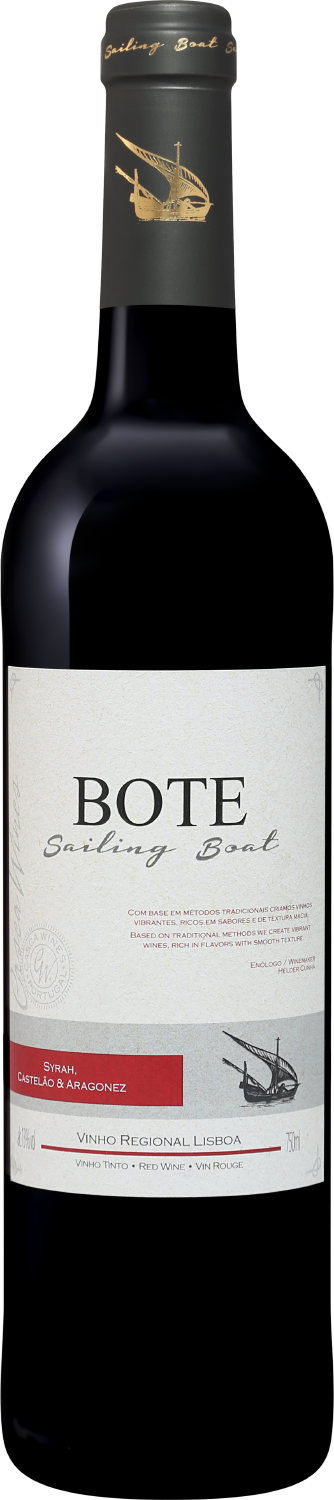 Вино красное сухое Bote Sailing Boat Lisboa IGP Casca Wines 0,75 л ...